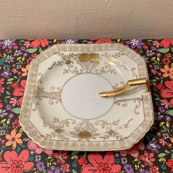 Dining | Vintage Mcm Nappy Lemon Wedge Porcelain Serving Plate With ...